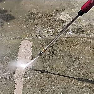 Raincovo Turbo Nozzle for Pressure Washer, Rotating Nozzle for Hot and Cold Water, 1/4 Inch Quick Connect, Orifice 3.0, 3600 PSI