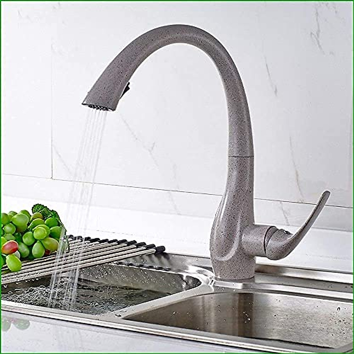 NEOCHY Faucets,Bathroom/Kitchen Faucet Tap,Can Pull Spin,Hot and Cold Faucet,Nano Surface Rotate Water-Tap Mixer