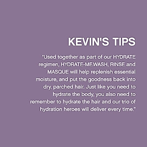 KEVIN.MURPHY HYDRATE-ME.RINSE - Moisturising Conditioner - For Normal & Dry Hair - Hair Repair - Colour Safe Conditioner - With Antioxidant Blend & Kakadu Plum - 1 L / 33.8 fl oz