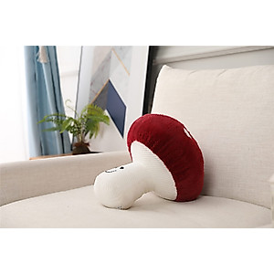 Fun Sunma Lovely Mushroom Cotton Pillow Stuffed Plush Mushroom Pillow (8 inches)