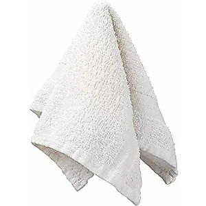 American Mills 100% Cotton White Wash Cloths: (White 8X2)