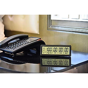 Digital 999 Days Countdown Timer Display time for Retirement Vacation Exam Wedding lab Kitchen Project Meeting(2C Batteries Included)/Black