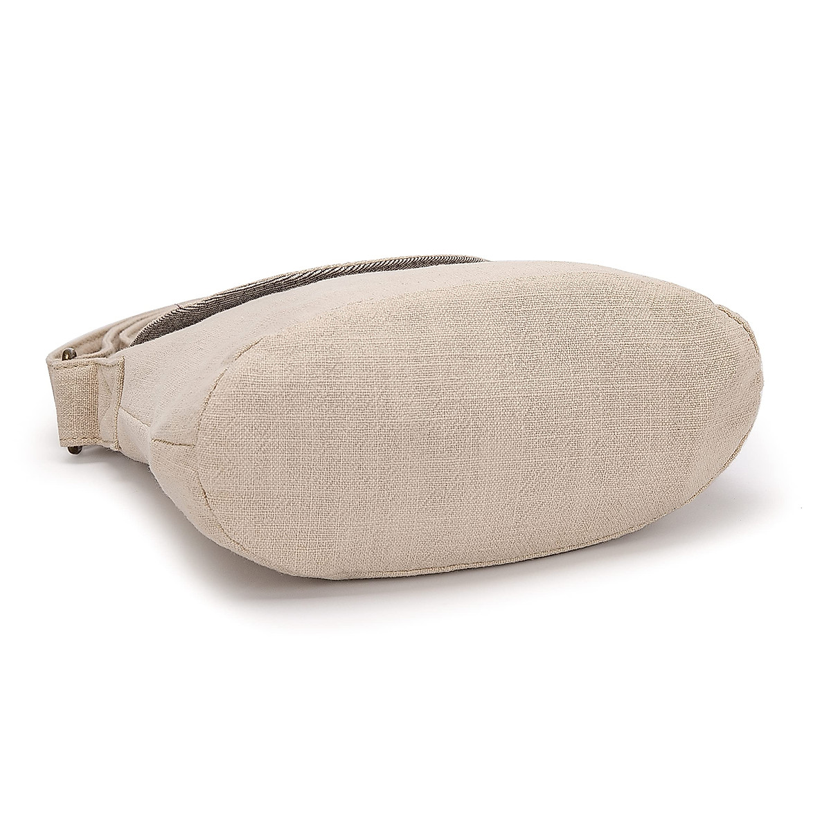 OPQRSTU Women's Retro Small Size Canvas Shoulder Bag Hippie Hobo Crossbody Handbag Casual Tote (off-white)