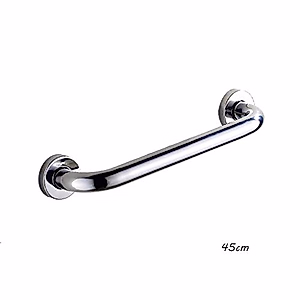 Shower Handicap Grab Bars for Bathroom Wall, 41 Inches Grab Bar, 304 Stainless Steel Elderly Disabled Pregnant Women, Safety Non-Slip Accessible Handrails, Bathtub,Toilet, Kitchen (Size : 45CM)