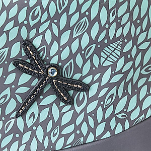 CHALA CV-Escape Sling Backpack - Women Nylon RFID Crossbody Sling Bag - Dragonfly - gray