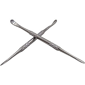 KUVIS 34ml Silicone Wax Containers 6+1 Multi Compartment Concentrate Non-stick Jar with Carving Tool (Rainbow)