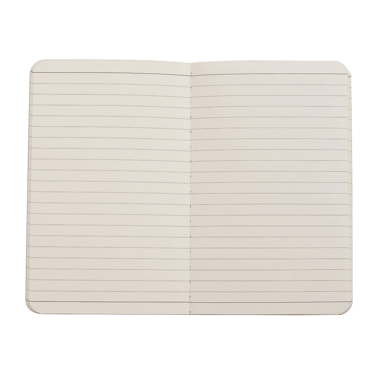 TWONE Pocket Notebook, 4 Pack Softcover Small Notebook for Taking Notes, Ruled Paper, 30 Sheets, 3-1/2” x 5-1/2”, Kraft Brown Cover