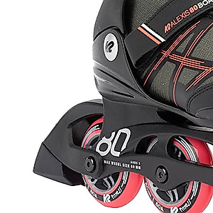 K2 Skate Alexis 80 Boa, 8, Gray_Coral