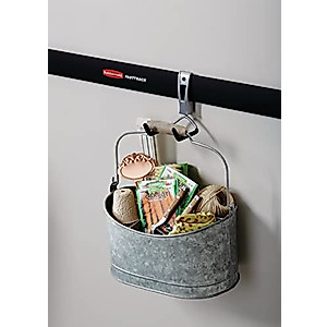 Rubbermaid FastTrack Cooler Hook, Garage Organization and Storage, Heavy Duty, Durable Locking Fit, Storage for Coolers, Cords, Ropes, Small Hoses