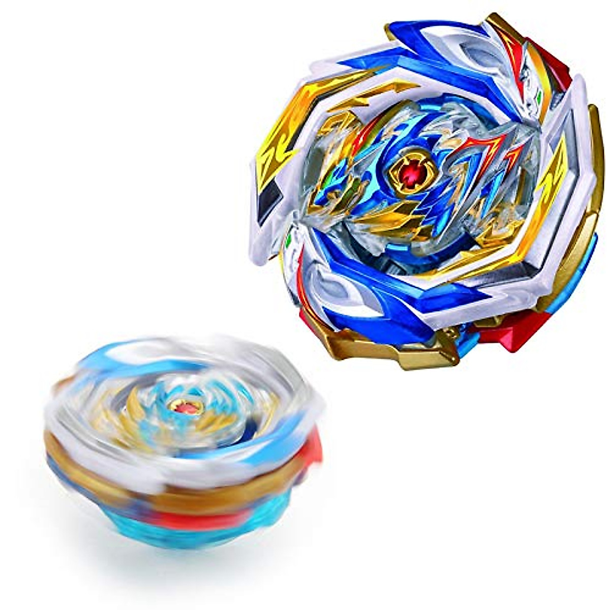 Hiash Gyros 12 Piece Pack, Battling Top Battle Burst High Performance Set, Kids Boys Christmas Birthday Party Gift Idea