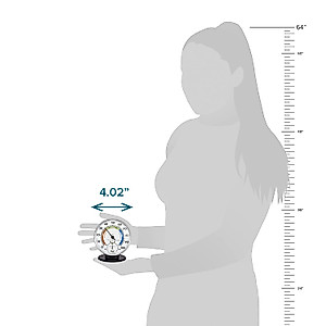La Crosse Technology 45.2033 Tablestand Thermo-Hygrometer, Silver