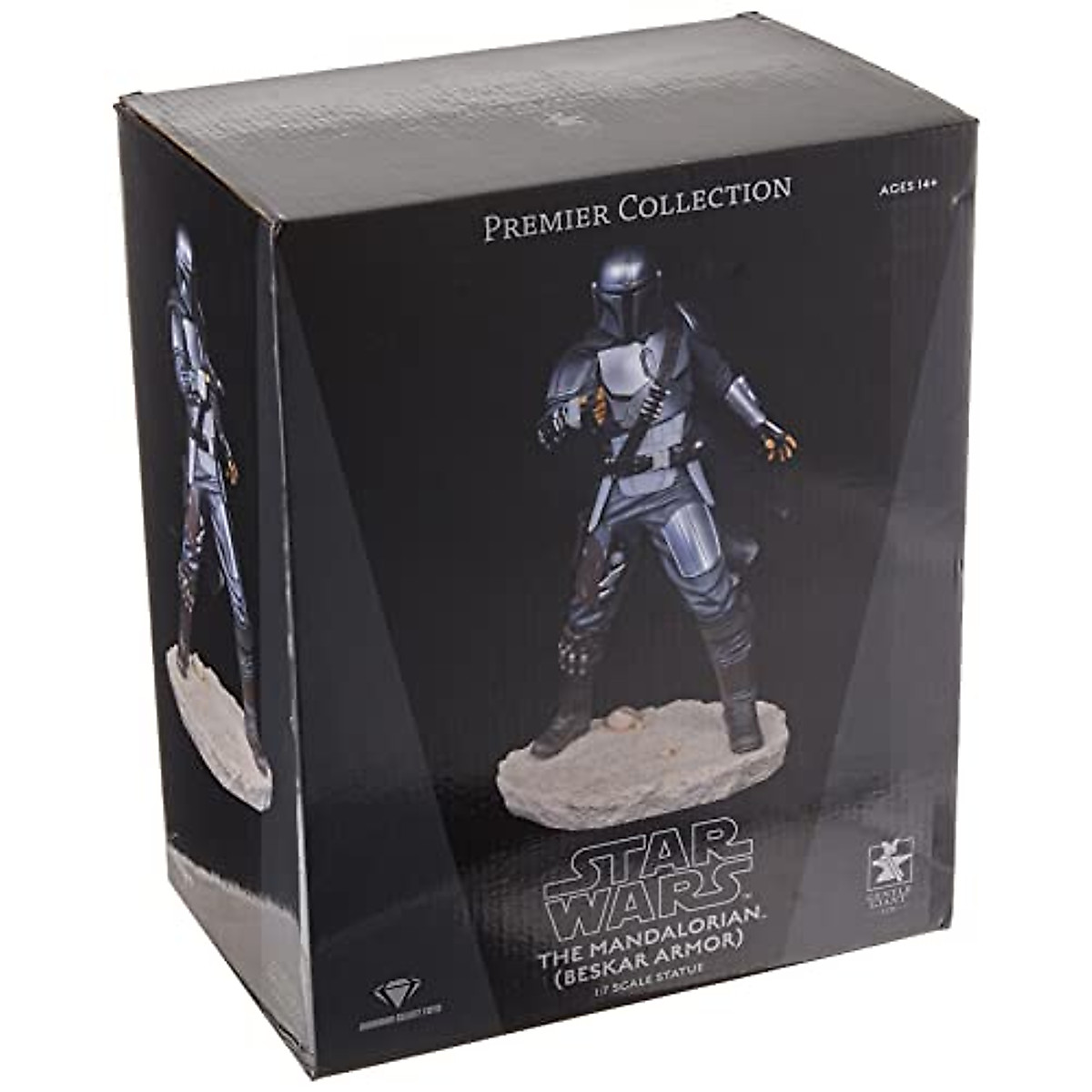 Star Wars Premier Collection: The Mandalorian MK3 1:7 Scale Statue, Multicolor, 10 inches
