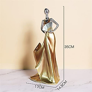 CdyBox Elegant Wine Bottle Holder Ornament Wine Single Bottle Holder Stand Rack (Golden)