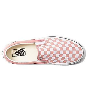 Vans Classic Slip-On™ (Checkerboard) Rosette/True White Men's 5.5, Women's 7 Medium