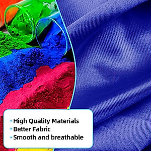 Mizzuco Dress Up Capes for Kids Superhero Cloak with Mask and Waistband Halloween Costumes and Party Dress up(Blue White)