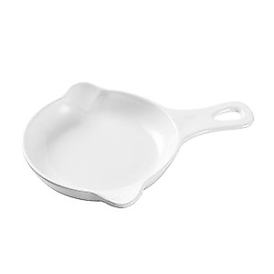 Cabilock 1pc Baked Snails Mini Saucepan French Bread Baking Pan Stainless Steel Tray Ceramic Bakeware Set Maker Ceramic Bread Loaf Pan Kitchen Supply Serving Plate Kitchen Gadget White Brie