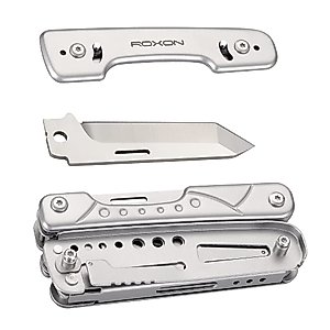 ROXON S802 Phantom Updated Version Multi Tool Pliers and scissors with Replaceable Knife and Wire Cutters… (S802S)