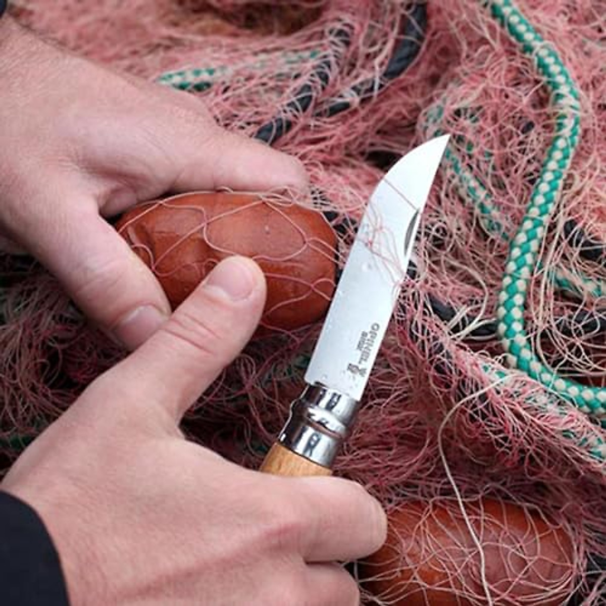 Opinel No.06 Stainless Steel Folding Knife with Beechwood Handle