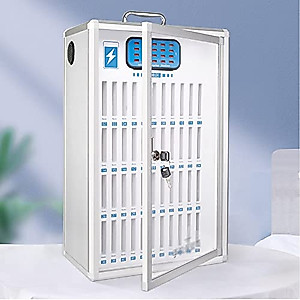 USB Rechargeable 12,24 Slot Mobile Phone Storage Cabinet Wall-Mounted Lockable Mobile Phone Storage Box Suitable for Schools, Factories, Conference Rooms (Size : 12)
