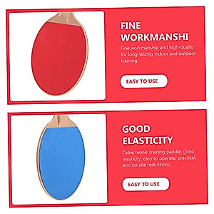 Unomor 1 Set Pong Paddle Soccer Kits Outdoor Table Tennis Stretch Suit Table Tennis Paddles Table Tennis Bat Pong Balls Table Tennis Device Table Tennis Exercising Paddle Plastic