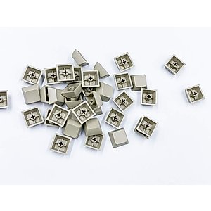 ONECAP 1U Brown Blank XDA keycap 37 Keys PBT Keycaps for Mechanical Gaming Keyboard (Brown)