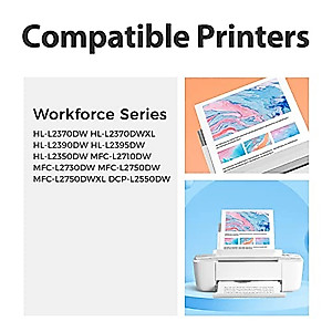 TN760 TN730 Remanufactured Toner Cartridges Replacement for Brother TN760 TN730 TN-760 TN-730 for MFC-L2710DW MFC-L2750DW HL-L2395DW HL-L2350DW HL-L2370DW (Black, 2-Pack TN-760)