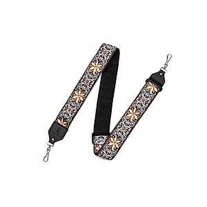 Levy's Leathers 2" Hootenanny Jacquard Weave Banjo Strap with Tri-Glide Height Adjustment (M10HT-13), Tan
