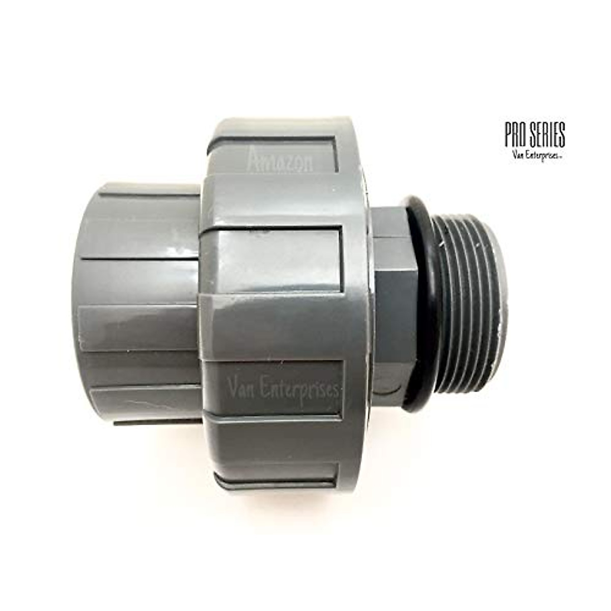 Van Enterprises 1.5" PRO Series PVC Male/Female Union Fitting Adapter - Schedule 80 [Available 1.5" and 2" Union]