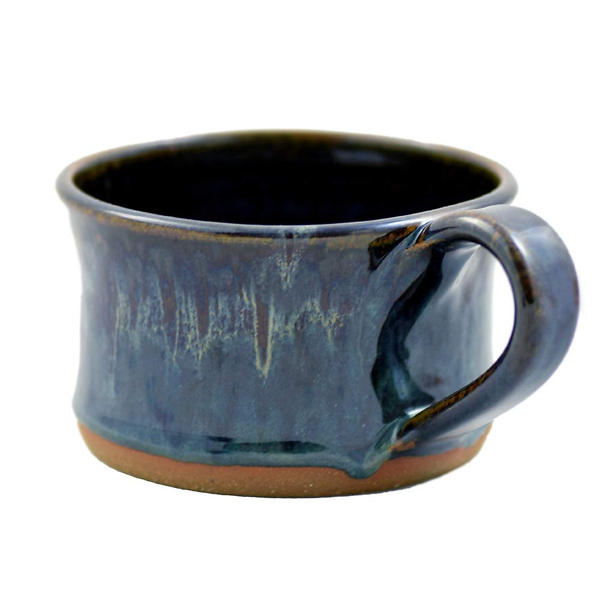 Modern Artisans American Made Stoneware Pottery 20-oz. Chowder/Soup Mug in Midnight Blue