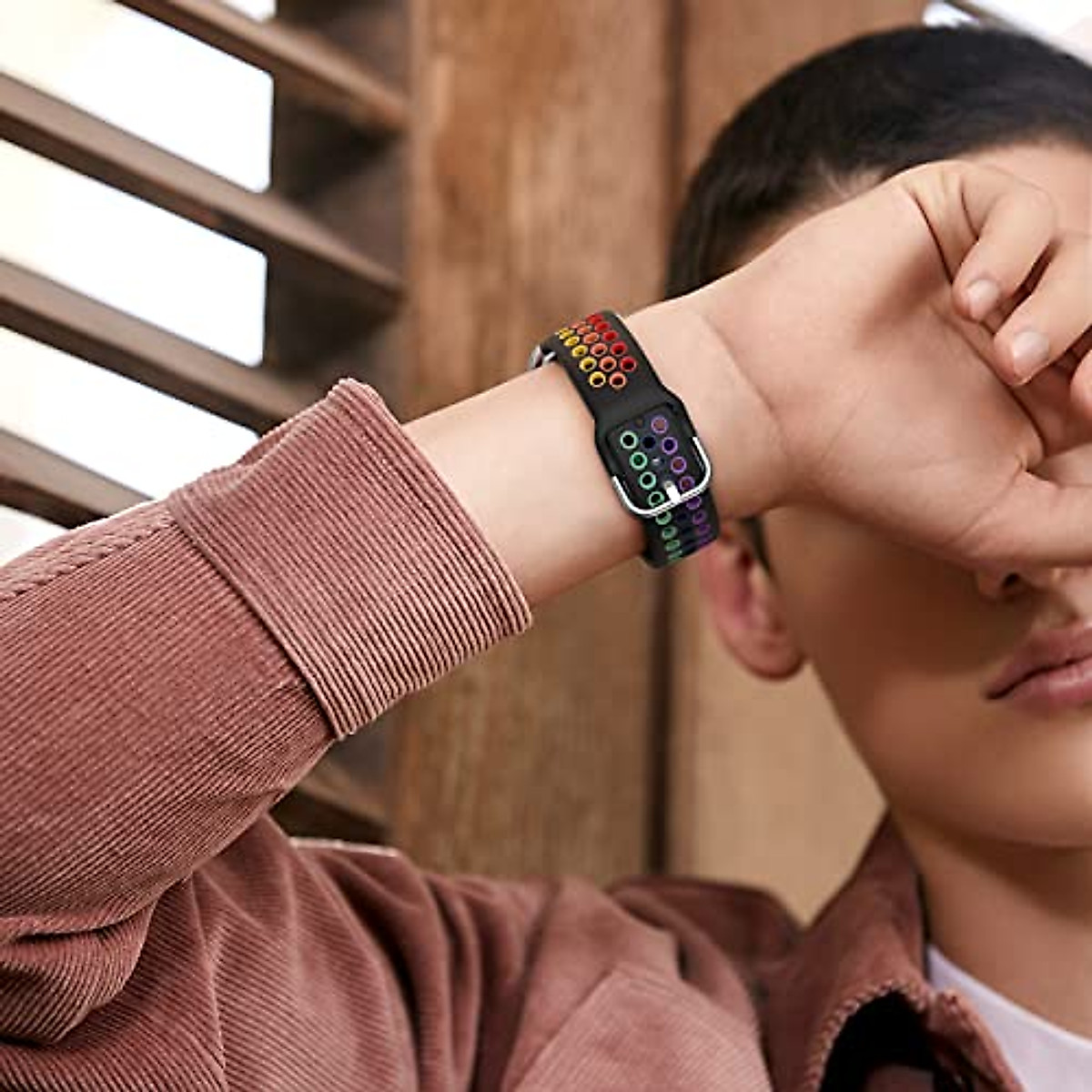 NAHAI 3 Pack Sport Bands Compatible with Samsung Galaxy Watch 46mm/Gear S3 Frontier for Men Women, 22mm Watch Band Silicone Quick Release Rubber Replacement Strap for Galaxy Watch 3 LTE (45mm)