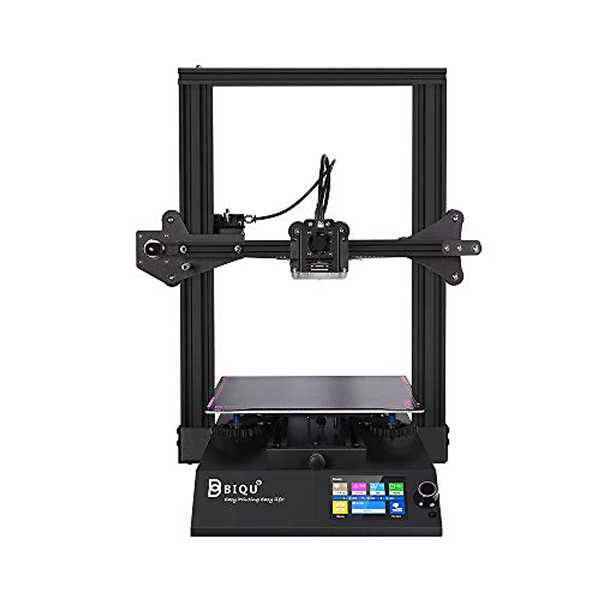 BigTree BIQU B1 3D Printer, Open Source FDM Printer, Smart Filament Sensor & Resume Printing, Spring Steel Plate, 32-bit Silent Motherboard, DIY STEM Maker 3D Printing, 9.3” x 9.3” x 10.6” Build Size