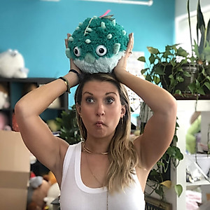 Squishable / Mini Teal Pufferfish - 7"