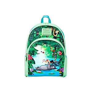 Loungefly Disney Jungle Book Bare Necessities Womens Double Strap Shoulder Bag Purse