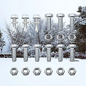 3/8" Snow Blower Impeller Modification Kit 3-Blade Universal - by Haiouus, for Modifies Snowblower 2-Stage Machine