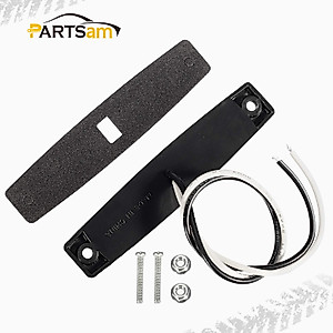 Partsam 10Pcs 3.8" Inch Smoked 6 White LED Boat Interior Navigation Courtesy Utility Strip Light Bar Marine Deck Transom Step Cockpit Lighting Lamp Waterproof for Fishing Pontoon Kayak Yacht Sailboat