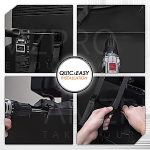 Safety Straps - Anti-Tip Strap - Baby TV Strap - TV Anchor Straps - Secure Strap - TV Earthquake Strap - TV 4 Straps - TV Tether Strap - TV Tip Strap