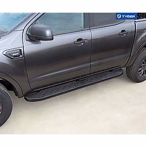 Tyger Auto 6.6" Blade Running Boards Compatible with 2019-2023 Ford Ranger | Supercrew Cab | TG-BL2F7318 | Side Step Nerf Bars