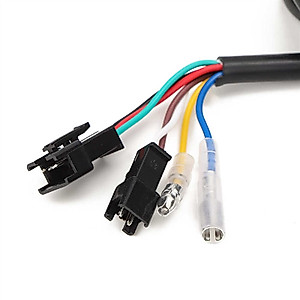 Bike Fender Bicycle Thumb Throttle with On/Off Switch Key Lock LCD Display E-Bike Scooter Handlebar Throttle Accelerator Grip Mud Guards