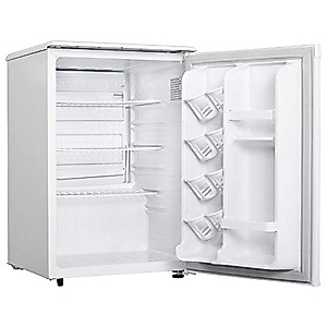 Danby Designer DAR026A1WDD-6 2.6 Cu.Ft. Mini Fridge, Compact Refrigerator for Bedroom, Office, bar, countertop, E-Star Rated in White