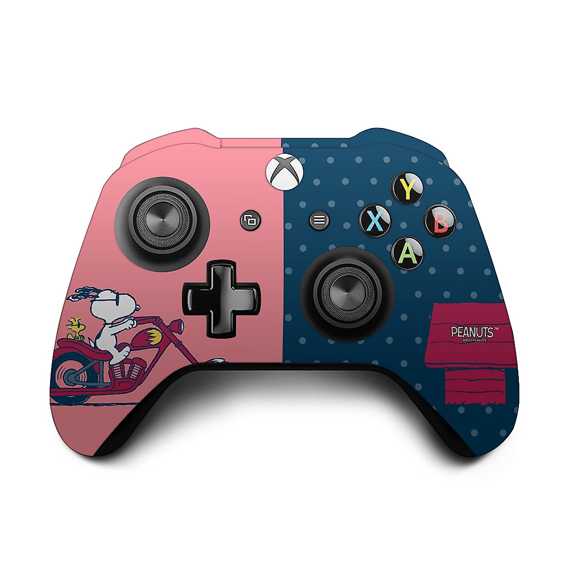 Head Case Designs Officially Licensed Peanuts Snoopy & Woodstock Character Graphics Vinyl Sticker Gaming Skin Decal Cover Compatible With Xbox One S Console and Controller Bundle