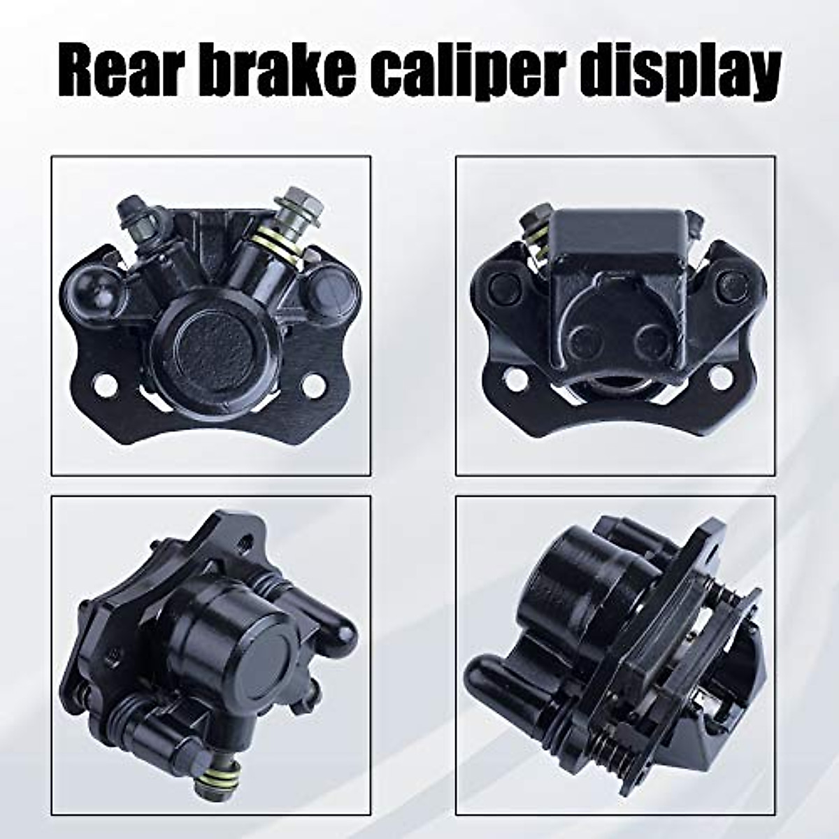 MEMNUN Chinese Rear Brake Caliper Compatible with 90cc 110cc 125cc 150cc 200cc ATV Go Kart Taotao Four Wheeler Coolster Kazuma Roketa Sunl Baja Kinroad Trailmaster XRX 150 250 GT Tomberlin Crossfire