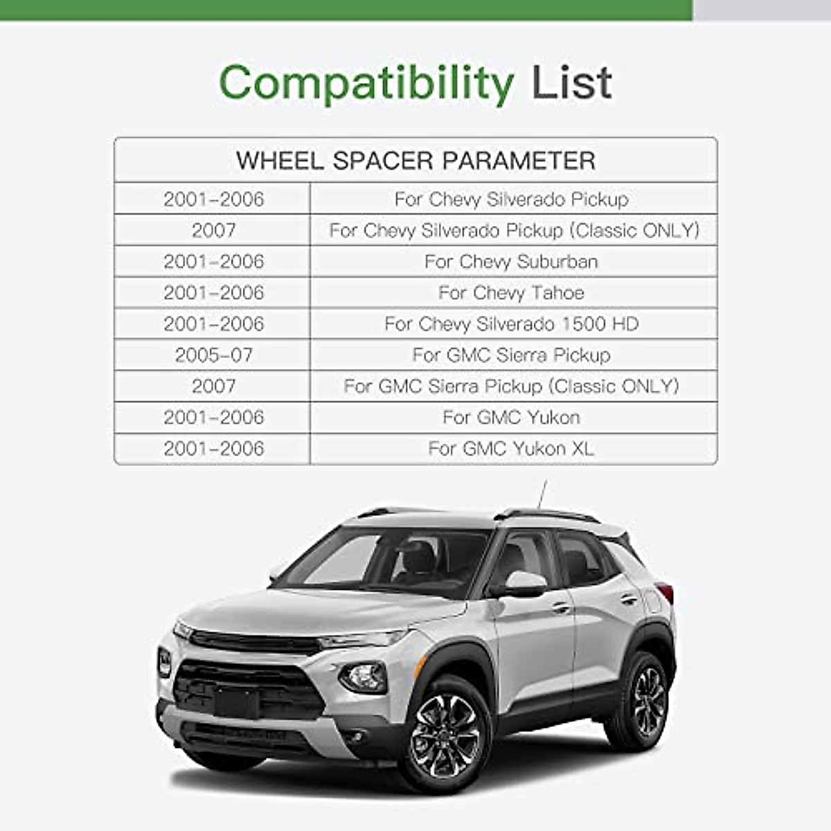 SCITOO Replacement Mirror Glass Driver Side Compatible with 1999-2006 for Chevy Silverado Pickup 2007 for Chevy Silverado Pickup 2000 for Chevy Suburban 2001-2006 for GMC Yukon XL for GMC Sierra