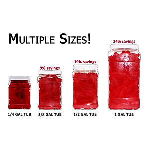 Swedish Fish Red Large 3LB - Original Red Chewy Swedish Fish in 64 FL OZ Gift Ready Reusable Square Jar