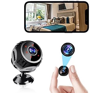 CALEHU Mini Spy Camera Wireless Hidden WiFi Nanny Cam Home Security Secret Cameras Small Surveillance Cam with Phone APP Live Remote Viewing Motion Detection Night Vision