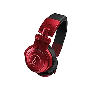 Audio Technica ATH-PRO500MK2 RD RED | DJ Monitor Headphones (Japan Import)