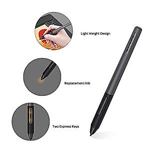 GAOMON Battery-free Pen AP50 with 8192 Levels Pen Pressure Designed for GAOMON PD1161/ PD1220/ PD1320/ PD1561 /PD156PRO Graphics Tablets