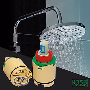 Hain-Yo/Sayco HK-40 Single Lever Faucet Cartridge Tub Shower Style Original - Bathroom Sink Faucets & Parts, for Home Shower Handle Repair and Improvement, Commonly Used in Uberhaus Faucets