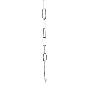 TraveT Hanging Clothing Chain Clothes Market Shop Display Hanging Chain Hooks with Ring Hanger