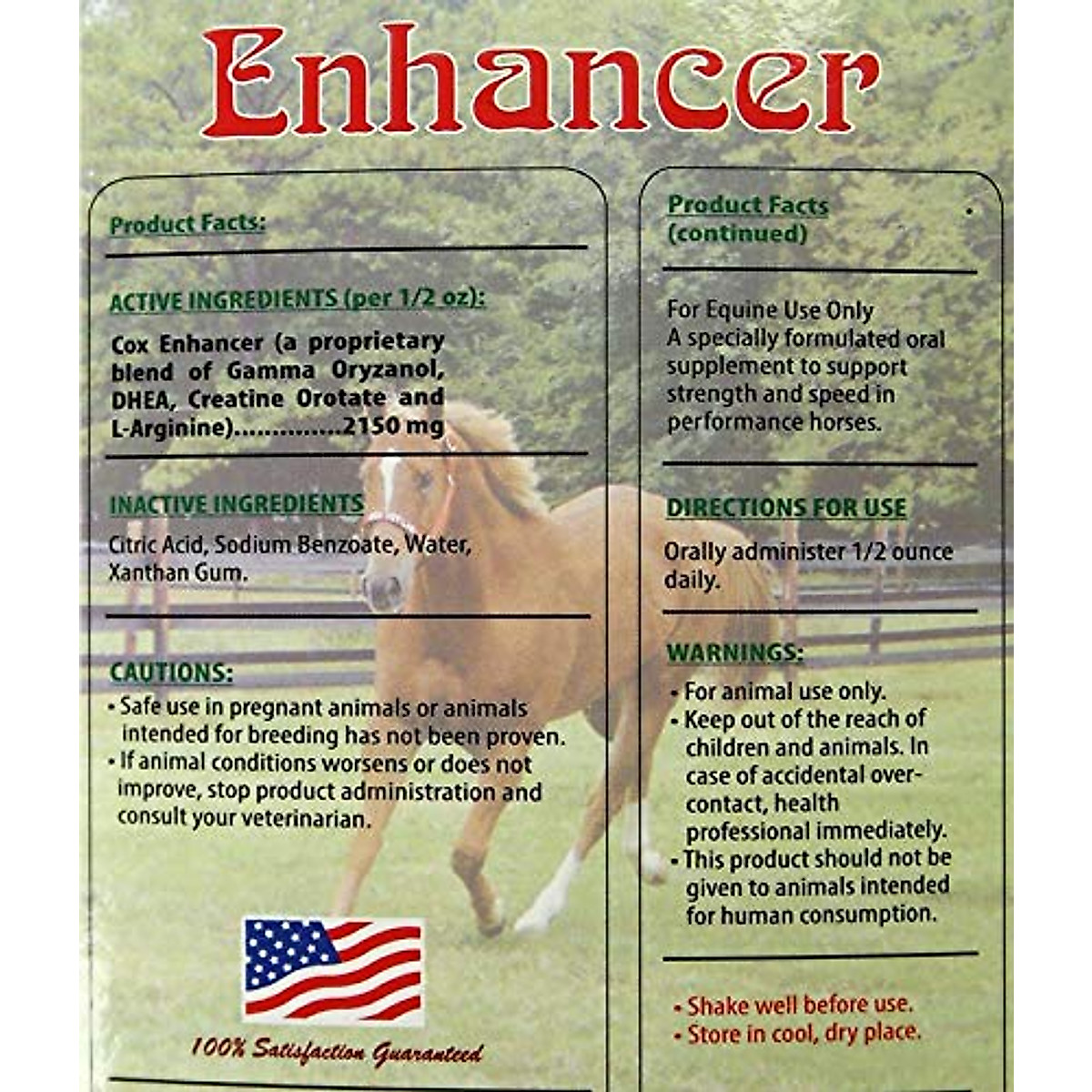 Cox Veterinary Labs Enhancer Release The Power 32 oz