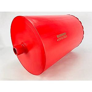 12" Inch Diamond Wet Core Drill Bit 1-1/4” Threaded by BLUEROCK Tools for Concrete Rebar Asphalt Brick Rock Masonry Hole Barrel Coring